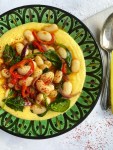 Santa Catalina White Beans with Greens and Manchego Polenta – Cardamom ...