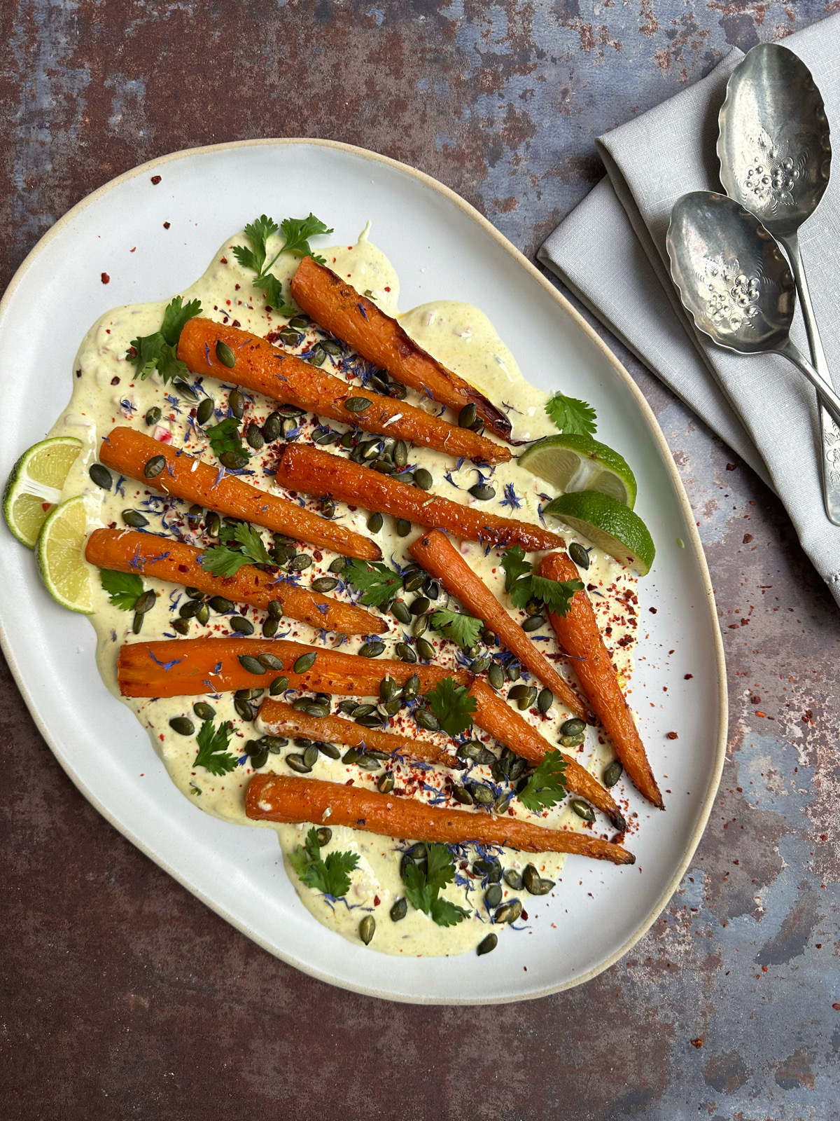 Amba-spiced Roasted Carrots with Buttermilk and Greek Yoghurt ...
